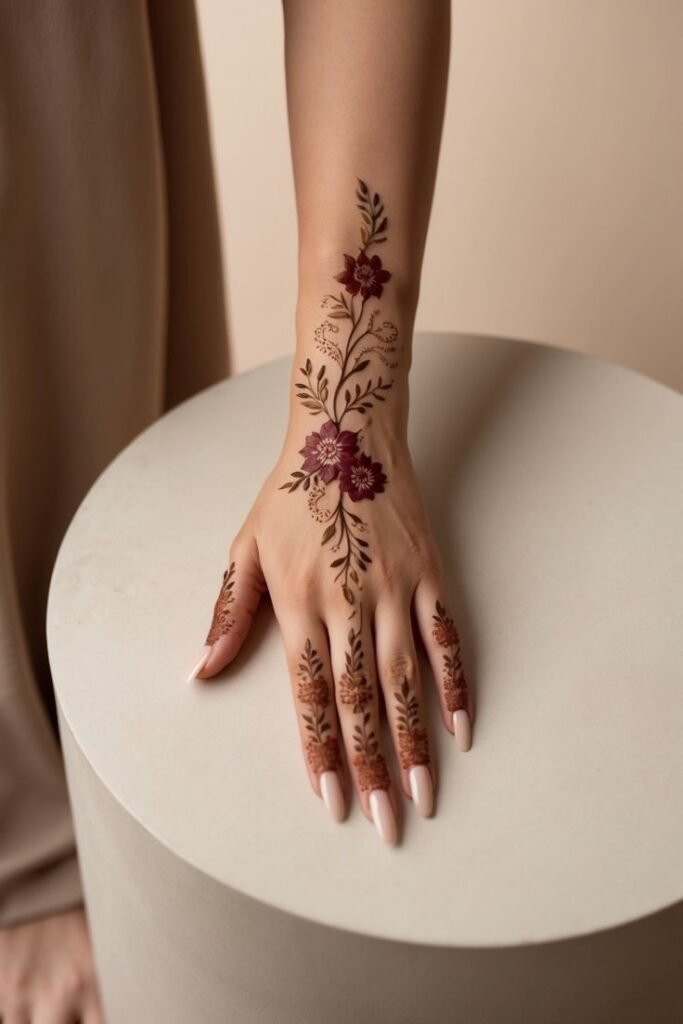 [1095+] Stylish Back Hand Mehndi Design Images, Photos & Pictures (2025 ...