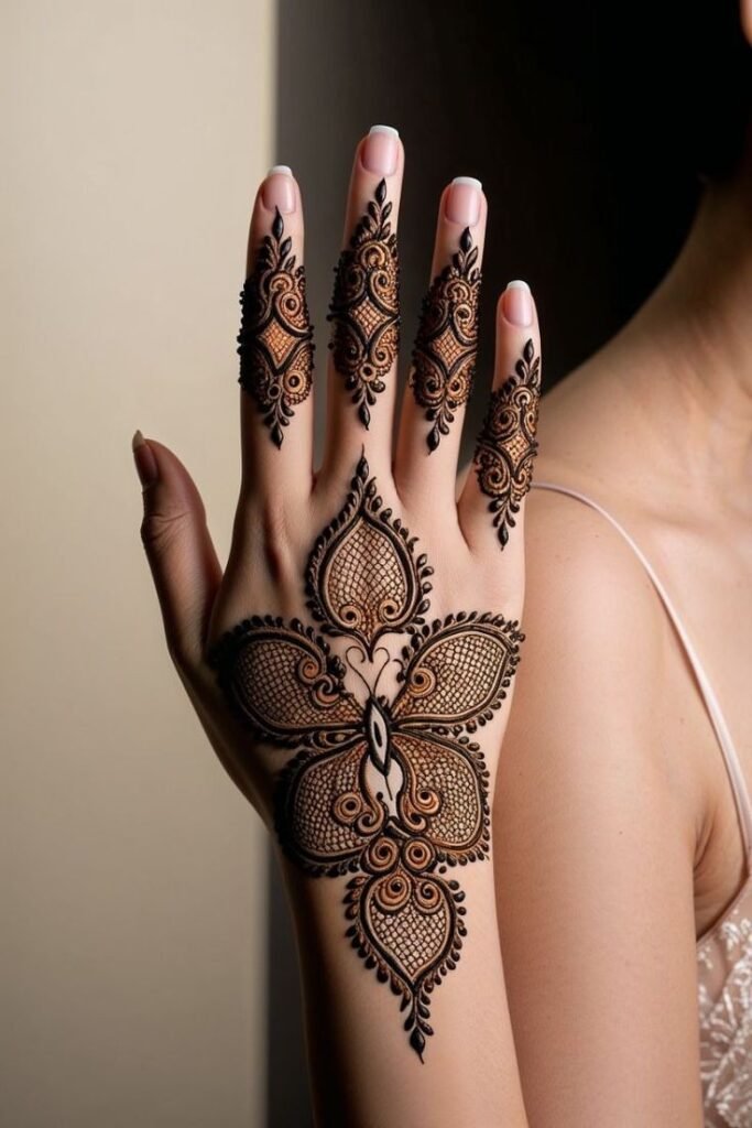 [1095+] Stylish Back Hand Mehndi Design Images, Photos & Pictures (2025 ...